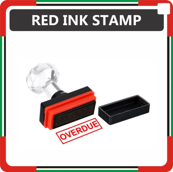 Red Ink Stamp Maker Online in Dubai UAE | Red Ink Stamp Shop Near Me